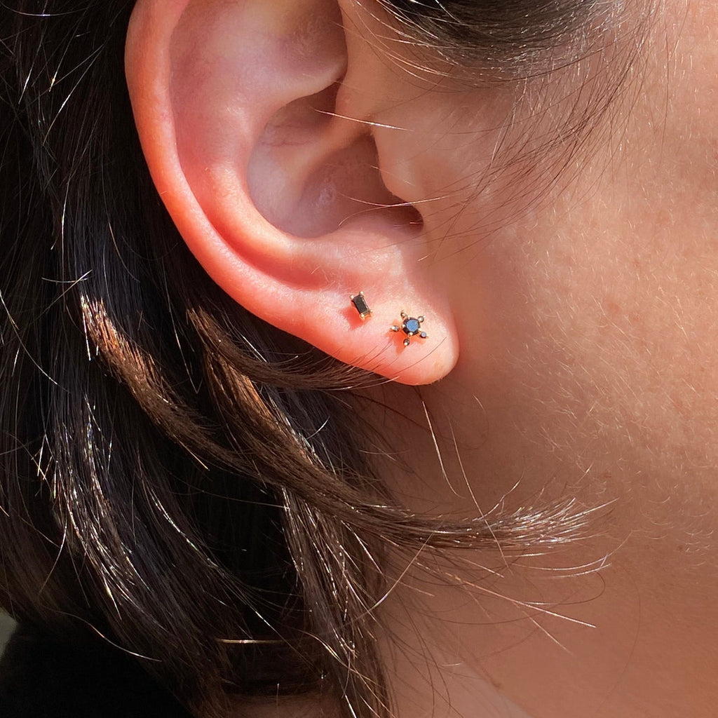 Jennie Kwon Designs Black Diamond Sprout Stud (Single) – Atelerietheshop