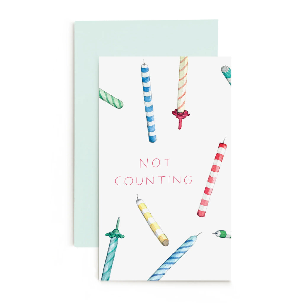 E Frances Paper Not Counting Birthday Enclosure Card – Atelerietheshop
