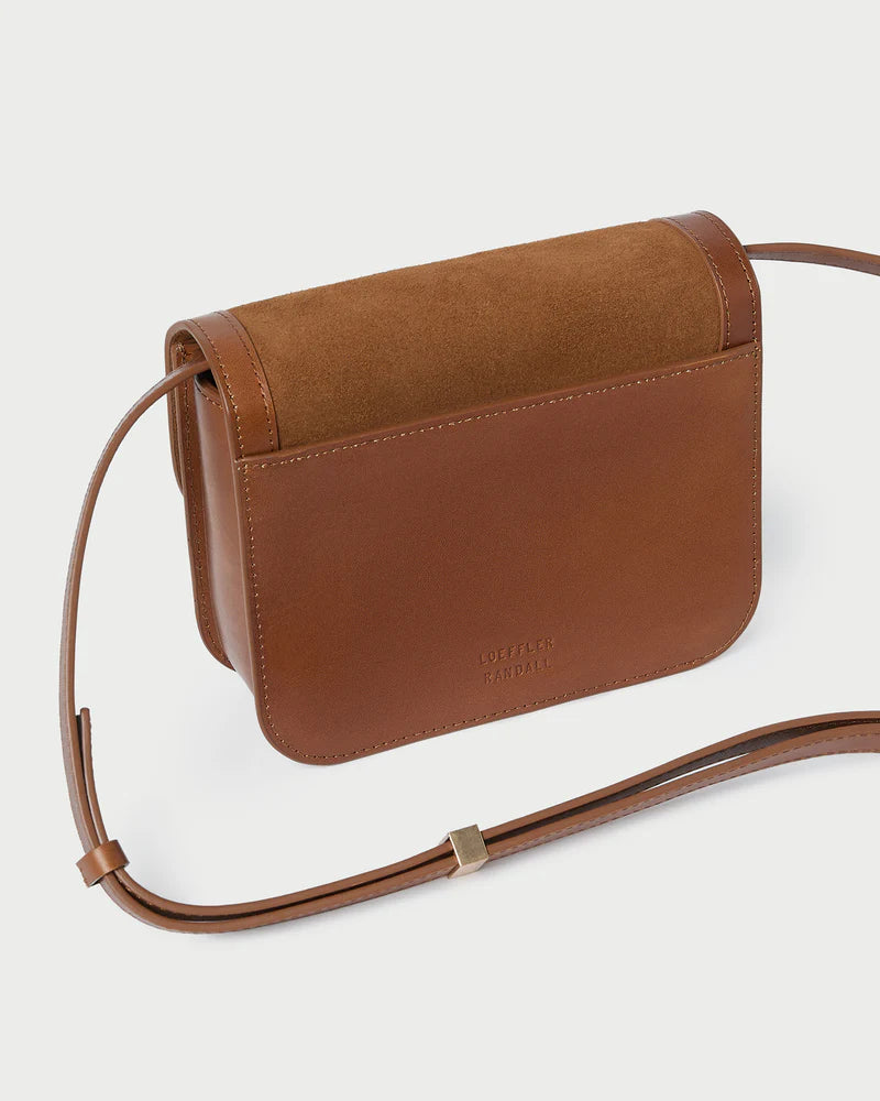 Loeffler Randall Crossbody With Lock Hardware Cacao – Atelerietheshop