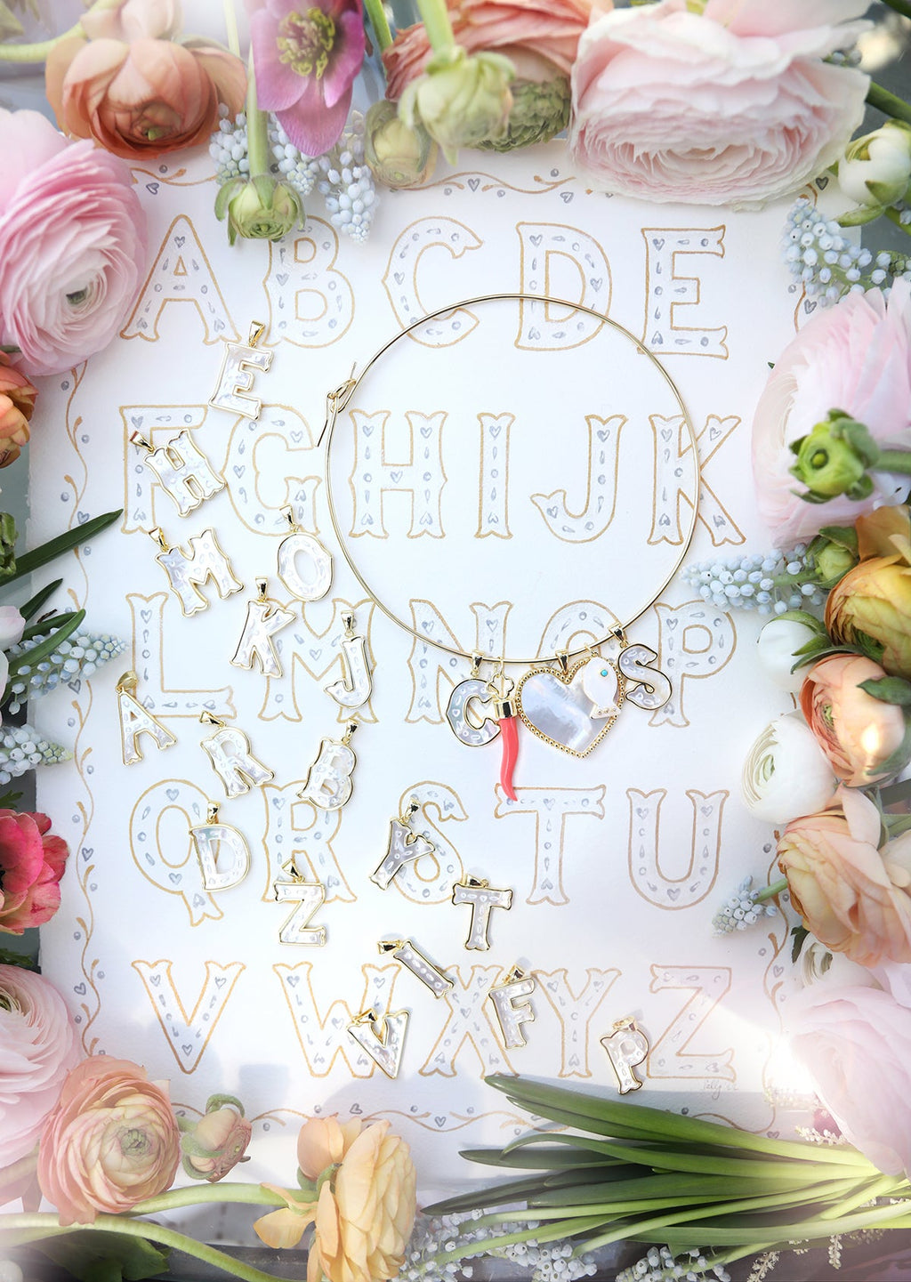 ASHA MOP Mini Letter Charm – Atelerietheshop