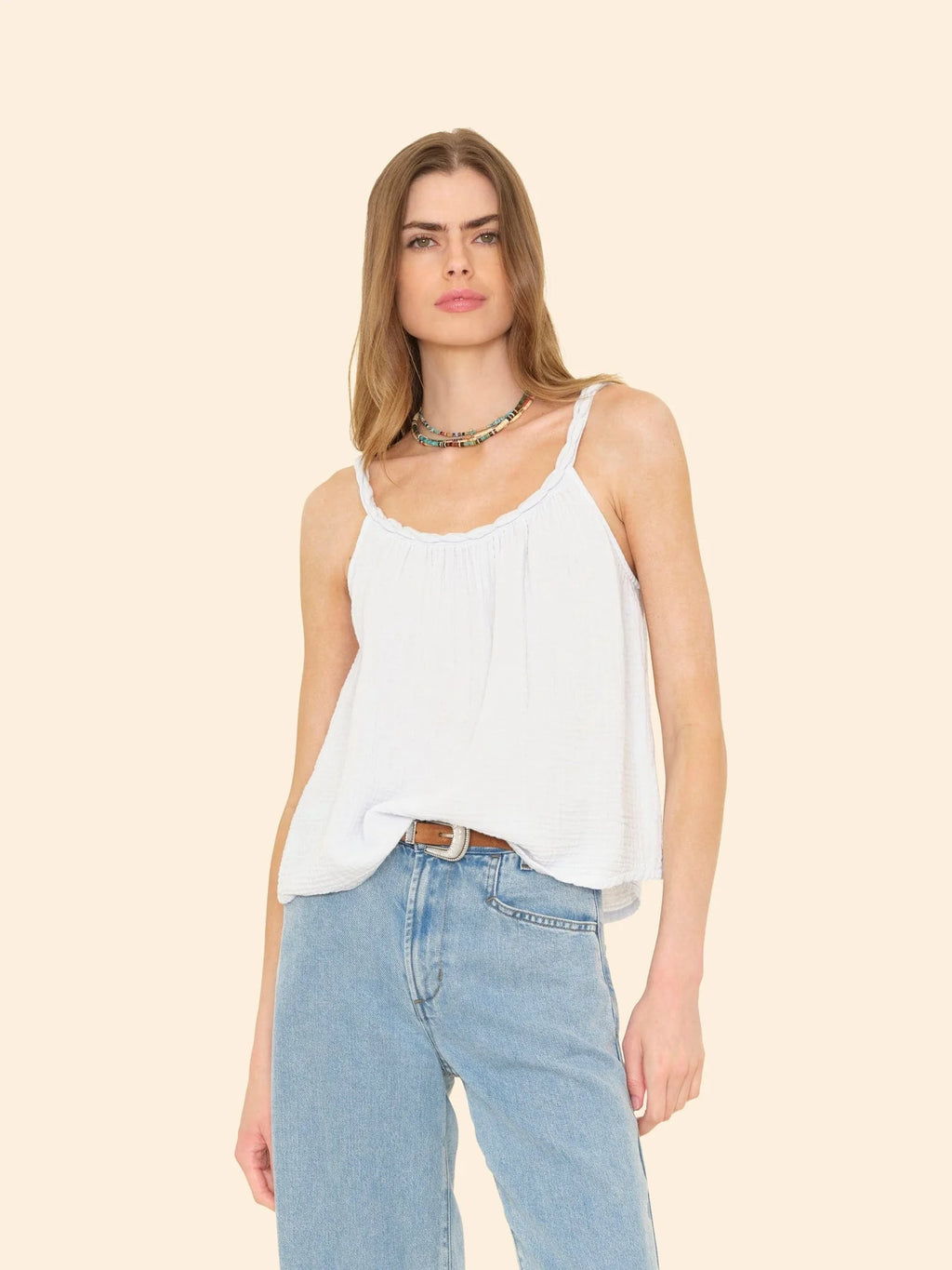 Xirena Brandi Tank Pale Sky – Atelerietheshop